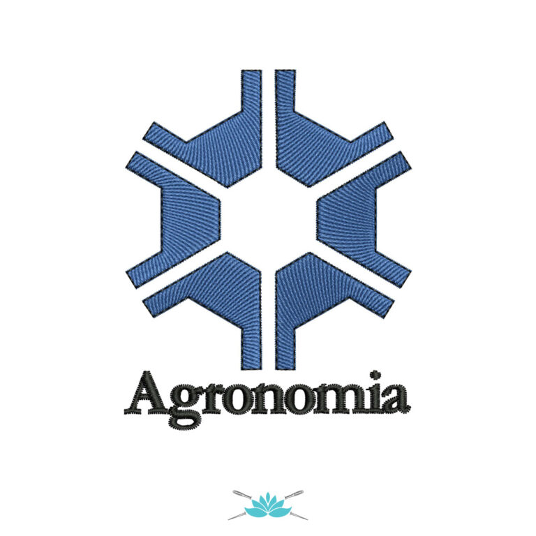 Matriz de Bordado - Símbolo Agronomia - BM - SHOP BAZAR e CIA