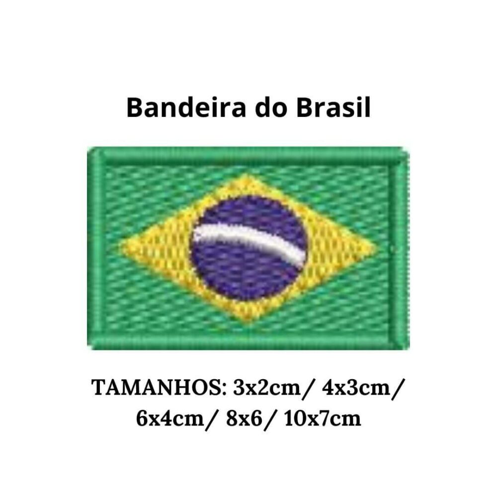 Matriz De Bordado Bandeira Do Brasil