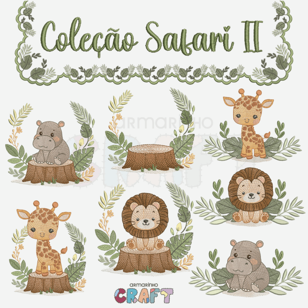 COLEÇÃO SAFARI II - 𝐛𝐚𝐳𝐚𝐫 & 𝐜𝐢𝐚