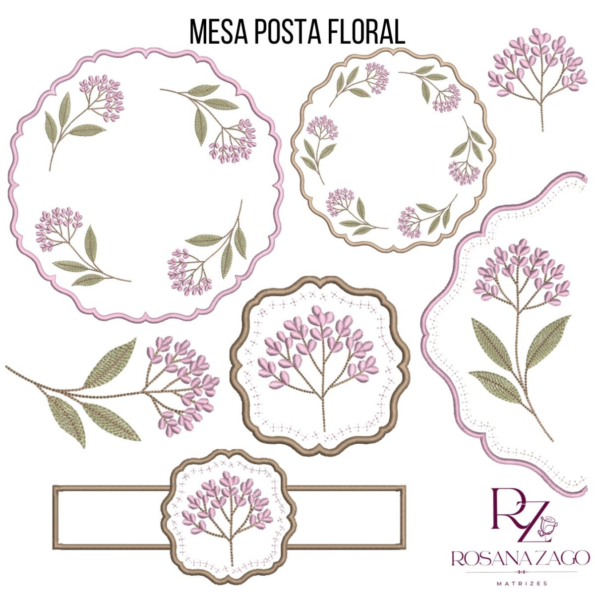 MESA POSTA FLORAL - 𝐛𝐚𝐳𝐚𝐫 & 𝐜𝐢𝐚